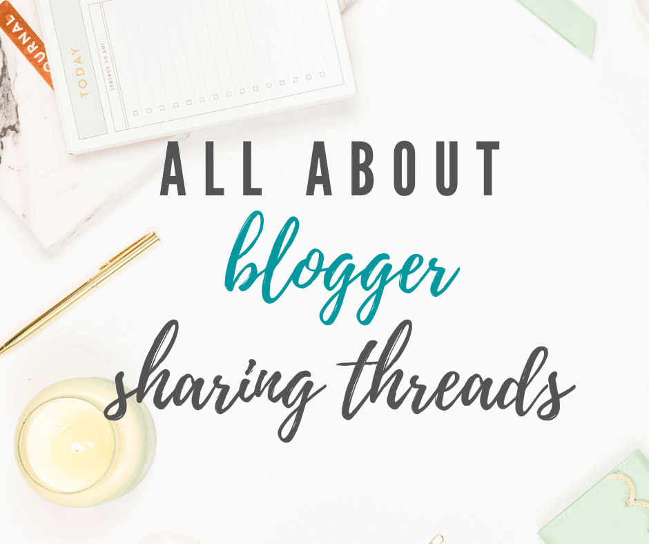 All About Bloggers Sharing Threads